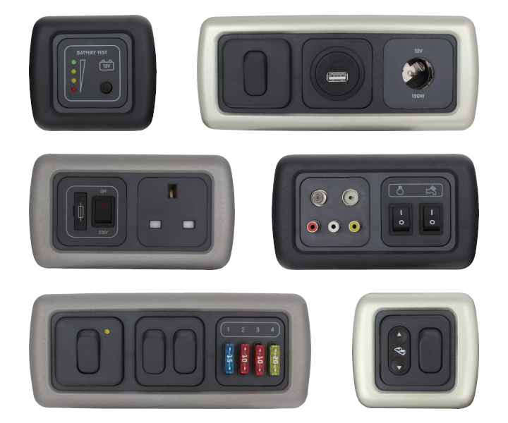 CBE Modular Switch & Socket System | 12 Volt Planet CBE Modular Switch & Socket System | 12 Volt Planet