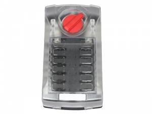 Fuse Box With Common Power & Ground Buses 12-Way | 12 Volt Planet