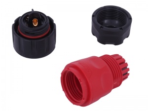 IP67 Waterproof 3-Pin Panel Mount Connector Plug | 12 Volt Planet