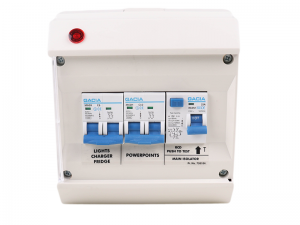 Deluxe AC Mains Consumer Unit With 2 x Double Pole MCBs + RCD | 12 Volt ...