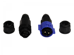 IP67 Waterproof 2-Way Inline Quick Release Locking Connector - 300V ...