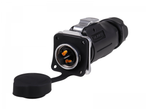 IP67 Waterproof 3-Pin Panel Mount Locking Connector Plug Metal/Plastic ...