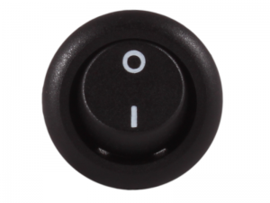 12V ON/OFF Round Mini Rocker Switch | 12 Volt Planet