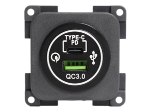 CBE USB-C + USB-A Charger - Grey | 12 Volt Planet