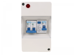 Standard AC Mains Consumer Unit With 1 x Double Pole MCB + RCD | 12 ...