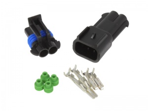 2 Way Superseal 2.8 Series Waterproof Connector | 12 Volt Planet