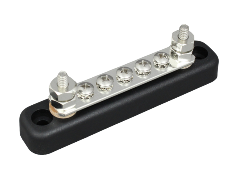 100A Busbar With 2 Studs & 5 screw Terminals | 12 Volt Planet