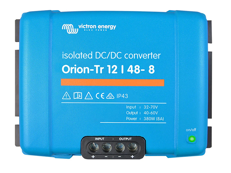 Victron Energy Orion-Tr DC-DC Converter 12V-48V 8A (380W) - Isolated ...