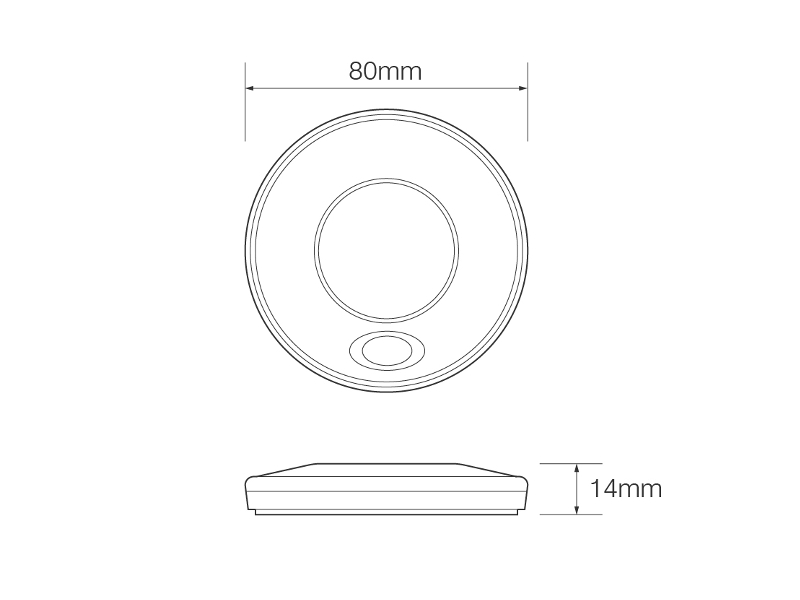 12v LED Round Interior Switched Downlight | 12 Volt Planet