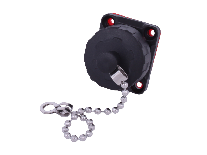 IP67 Waterproof 2-Pin Panel Mount Connector Socket | 12 Volt Planet