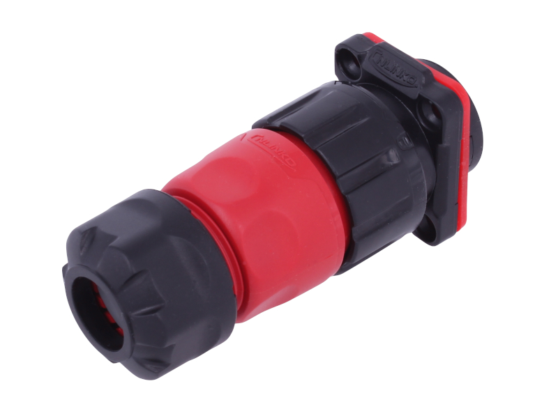 IP67 Waterproof 2-Pin Panel Mount Connector Socket | 12 Volt Planet
