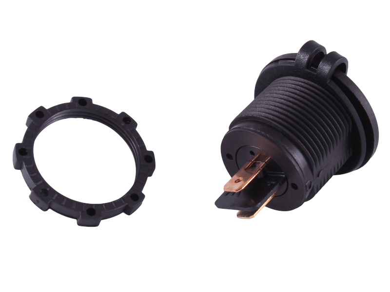 Panel Mounted DIN ISO 4165 / Hella Power Socket | 12 Volt Planet