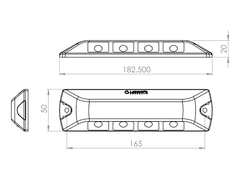 Labcraft Scenelite S18 Waterproof LED Light - Black | 12 Volt Planet