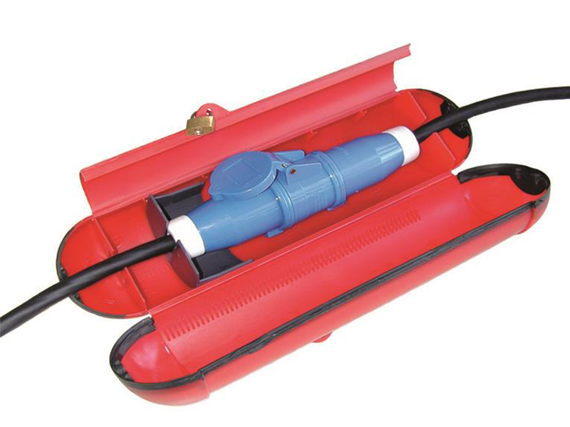 240V Mains Hook-Up Site Plug & Coupler Waterproof Safebox | 12 Volt Planet