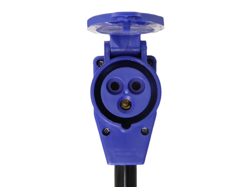 240V Mains Hook-Up Site Socket (Caravan Coupler) - 90 Degree | 12 Volt ...