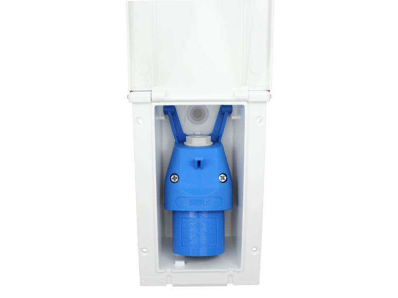 240V Mains Hook-Up Flush Mounted Inlet - 16A | 12 Volt Planet