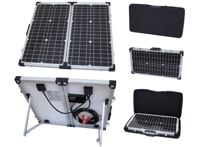 Photonic Universe 60W Folding Solar Charging Kit With Controller | 12 ...