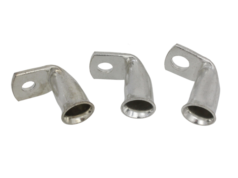 Right Angled Copper Tube Terminal - 95mm² Cable | 12 Volt Planet