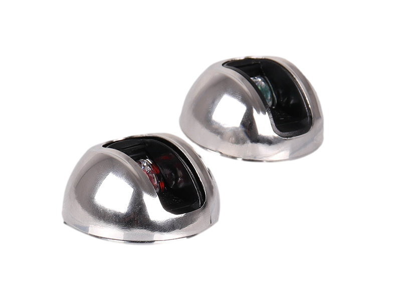 Attwood Light Armor LED Navigation Sidelight Pair - Round Stainless ...