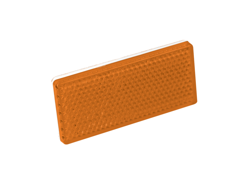 Amber Rectangle Reflector (7030 Series) | 12 Volt Planet