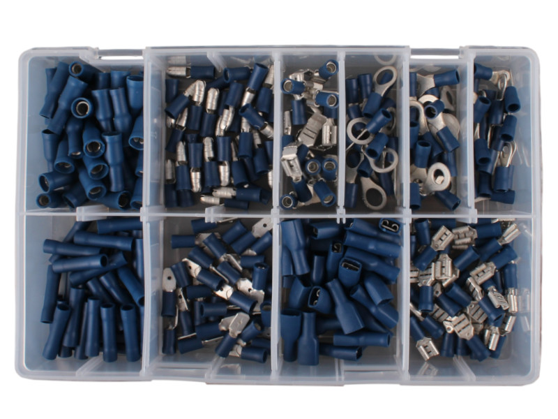 Durite 280 Piece Blue Pre-Insulated Crimp Terminal Kit | 12 Volt Planet