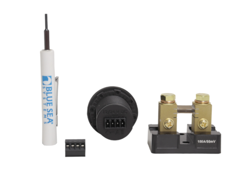 Blue Sea Systems 1732200 Mini OLED Ammeter - Blue | 12 Volt Planet