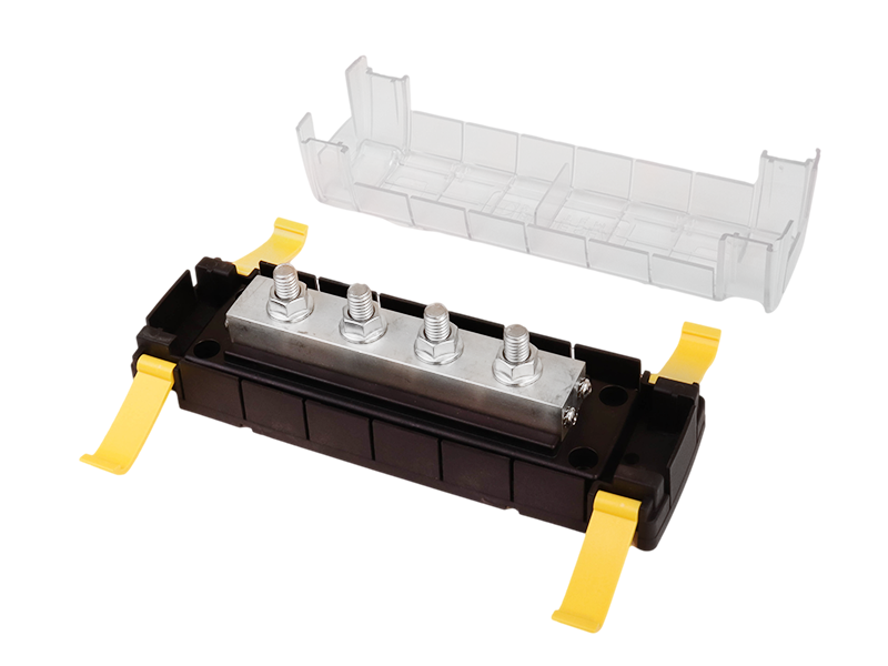 Blue Sea Systems 2104 PowerBar 600A BusBar - 4x 3/8"-16 Studs | 12 Volt ...