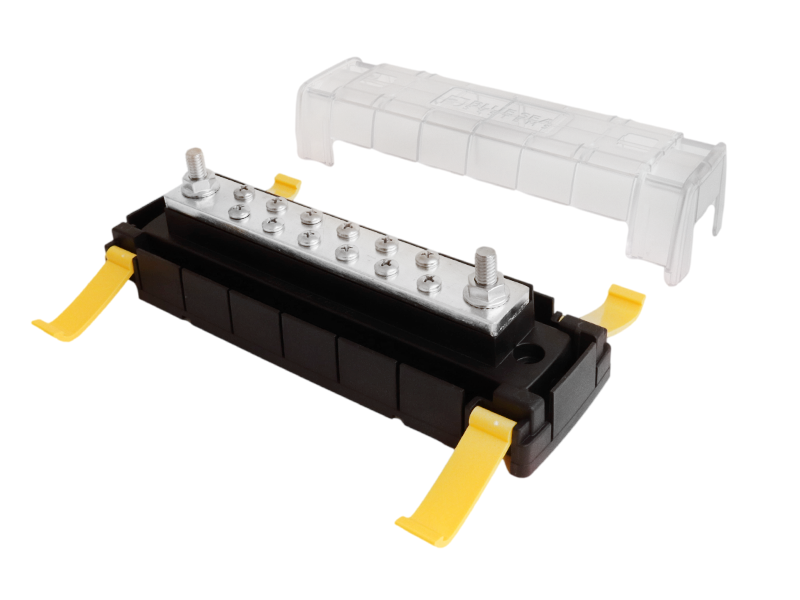 Blue Sea Systems 2105 MaxiBus 250A BusBar - 2x 5/16"-18 Studs & 12x #10 ...