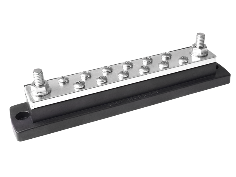 Blue Sea Systems 2105 MaxiBus 250A BusBar - 2x 5/16"-18 Studs & 12x #10 ...