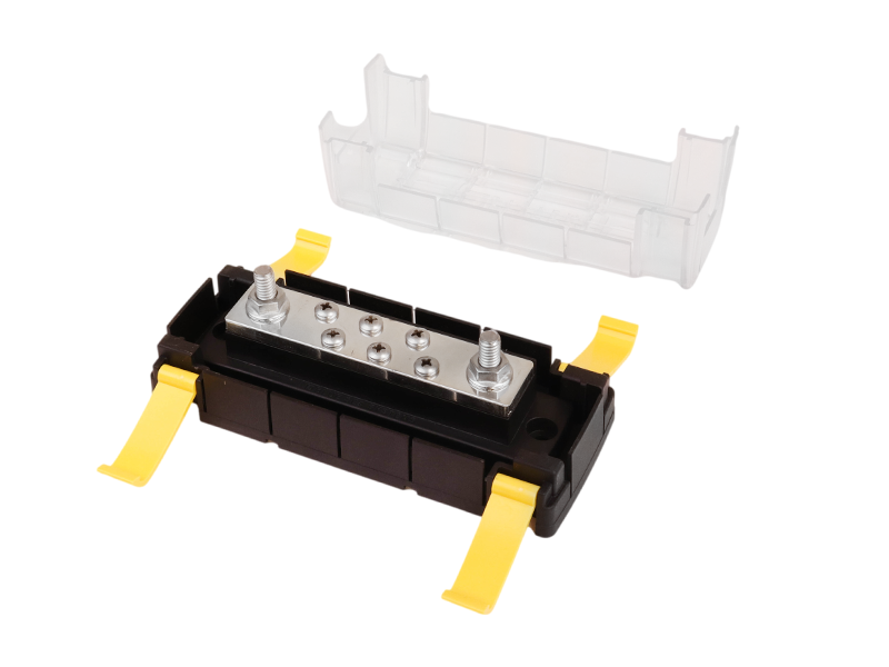 Blue Sea Systems 2128 MaxiBus 250A BusBar - 2x 5/16"-18 Studs & 6x #10 ...