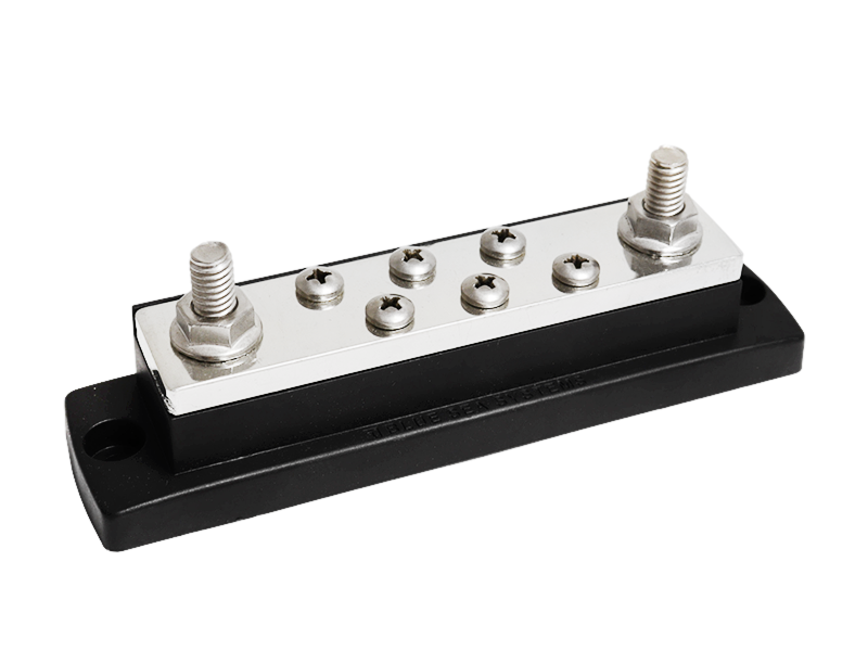 Blue Sea Systems 2128 MaxiBus 250A BusBar - 2x 5/16"-18 Studs & 6x #10 ...