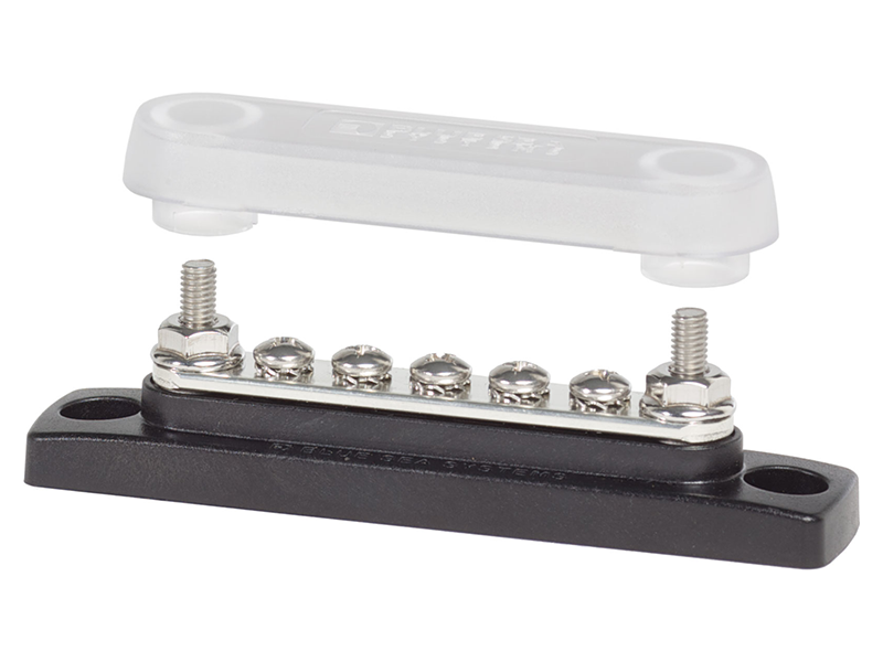 Blue Sea Systems 2314 Common 100A Mini BusBar - 5 Gang with Cover | 12 ...