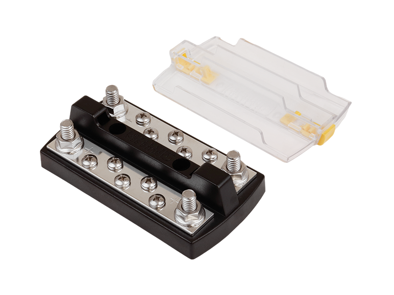 Blue Sea Systems 2723 DualBus Plus 150A BusBar - 5/16"-18 Stud 5 Gang ...