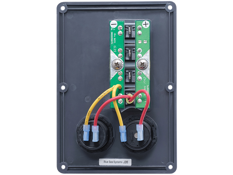 Blue Sea Systems 4321 IP45 Water-Resistant Circuit Breaker Switch Panel ...
