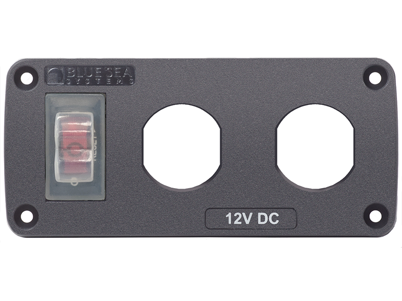 Blue Sea Systems Water-Resistant Accessory Panel - 15A Circuit Breaker ...