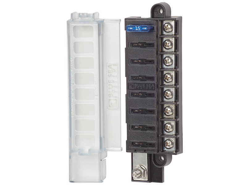 Blue Sea Systems 5046 ST Blade Compact Fuse Blocks - 8 Circuits | 12 ...