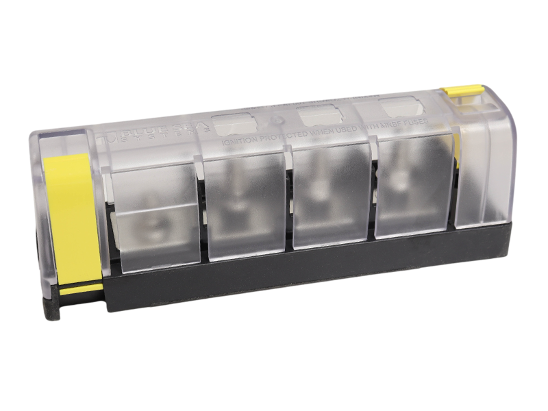 Blue Sea Systems 5196 MRBF Surface Mount 3-Way Fuse Block - Common ...