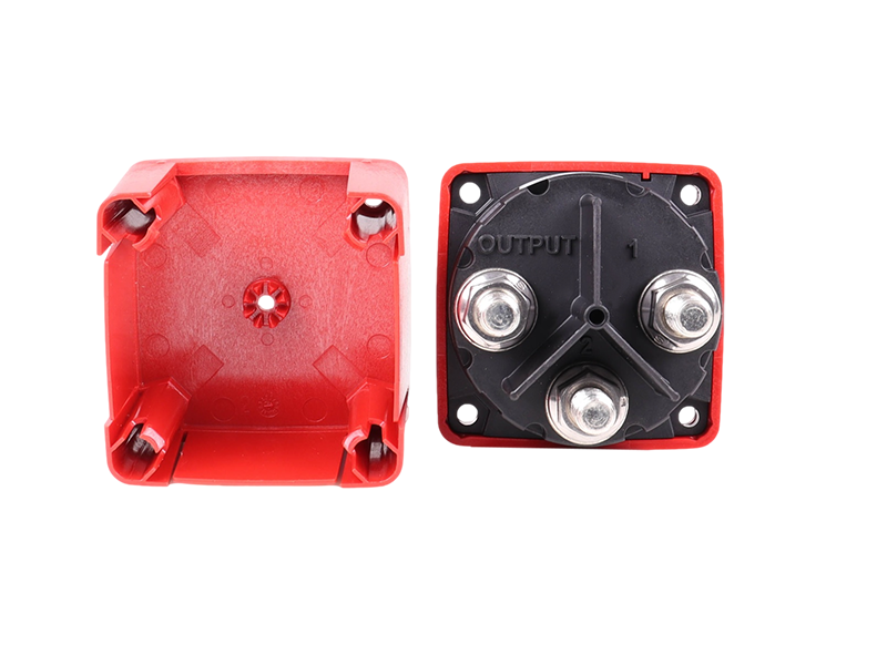 Blue Sea Systems 6008 m-Series Selector 3 Position Battery Switch - Red ...