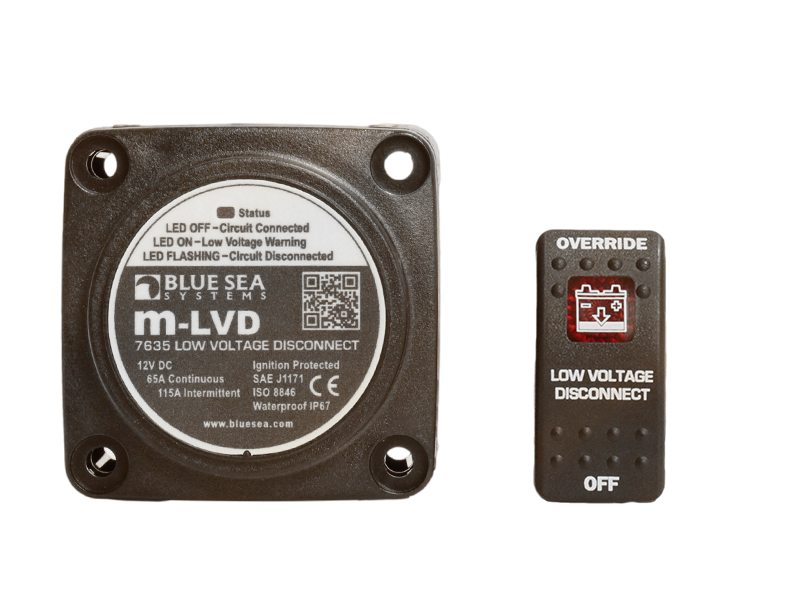 Blue Sea Systems 7635 m-LVD Low Voltage Disconnect | 12 Volt Planet