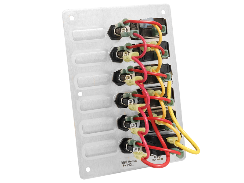 Blue Sea Systems 8121 IP66 Water-Resistant Fuse Switch Panel - 5 Way ...
