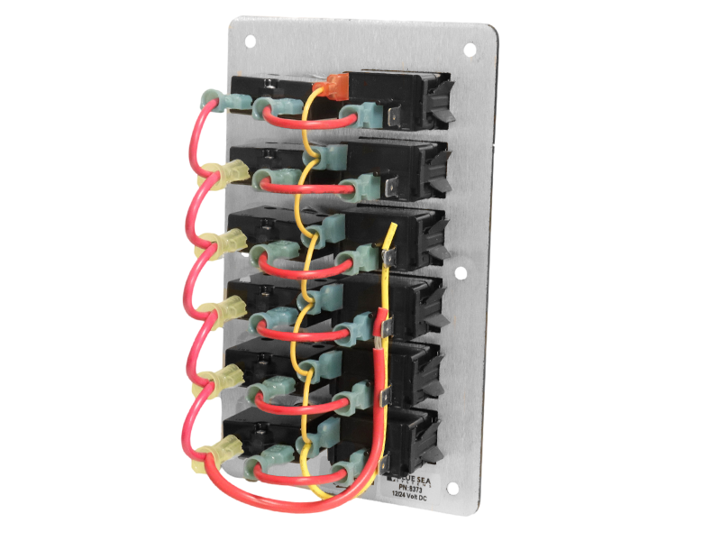 Blue Sea Systems 8373 IP66 Water-Resistant Circuit Breaker Switch Panel ...