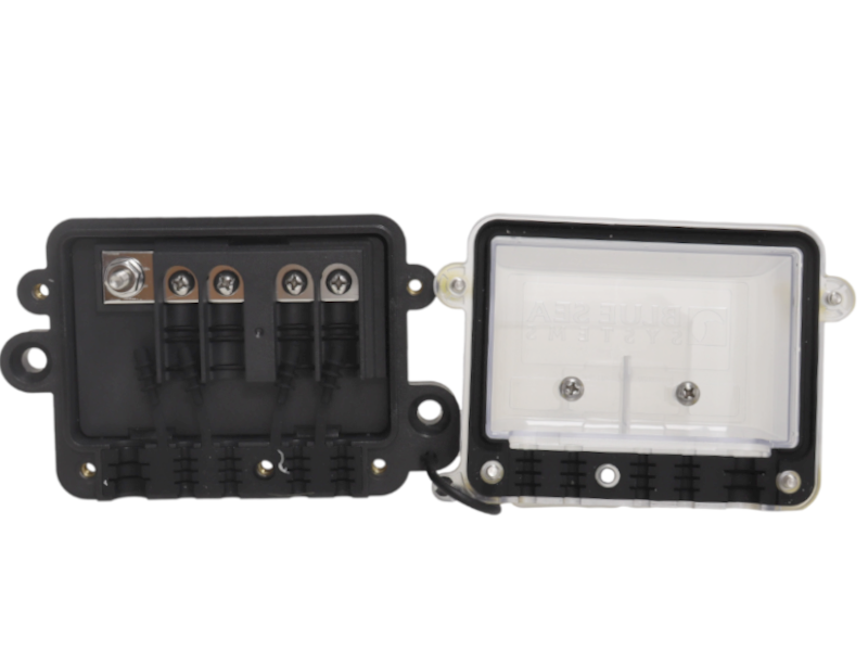 Blue Sea Systems 2356100 Water-Resistant 100A Busbar With Manual Cover ...