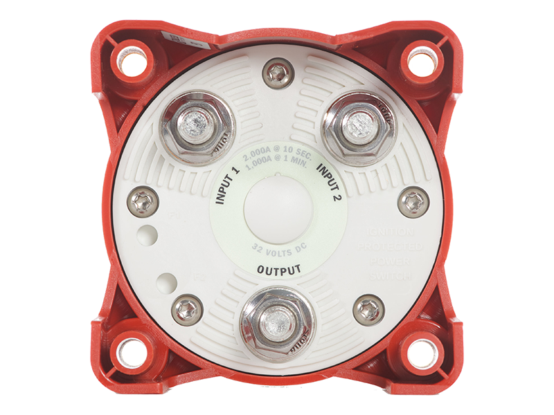 Blue Sea Systems e-Series 9001e Battery Switch - 4 Position - 1/2/1+2 ...