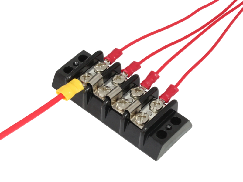 Blue Sea Systems 2504 30A Terminal Block - 4 way | 12 Volt Planet