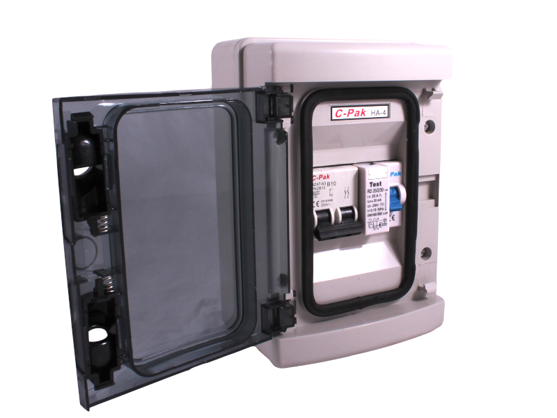 IP65 AC Mains Consumer Unit With 1 x Double Pole MCB + RCD | 12 Volt Planet