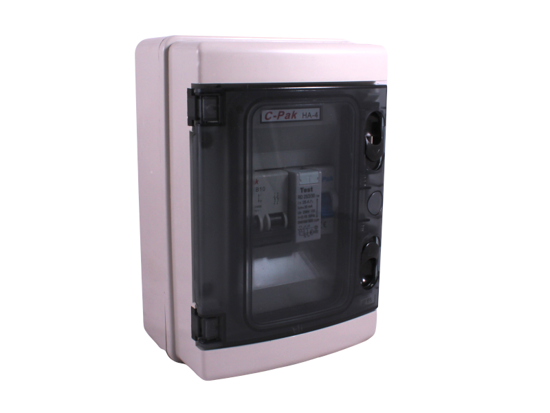 IP65 AC Mains Consumer Unit With 1 x Double Pole MCB + RCD | 12 Volt Planet