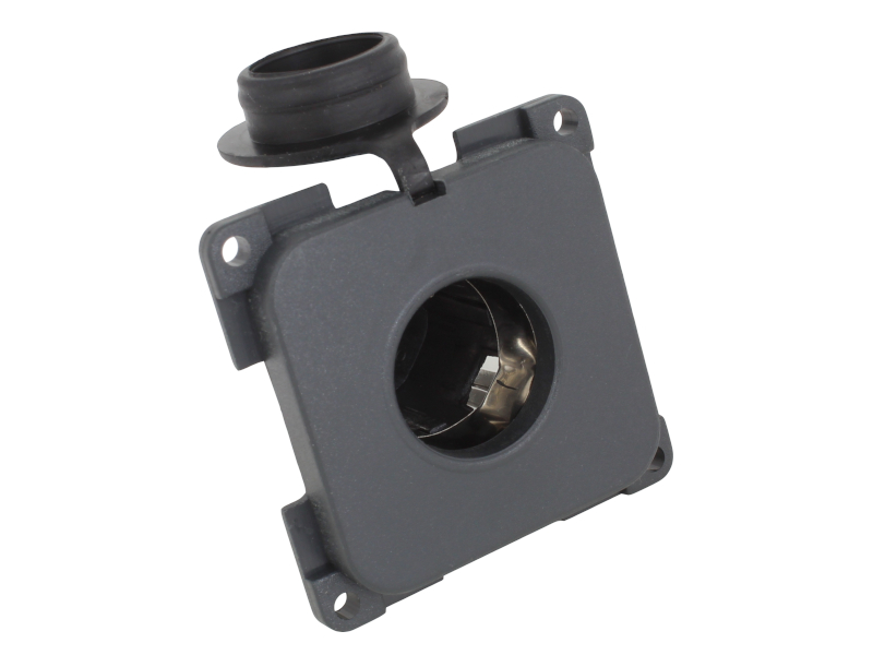CBE 12V Power Socket With Waterproof Cover - Grey | 12 Volt Planet