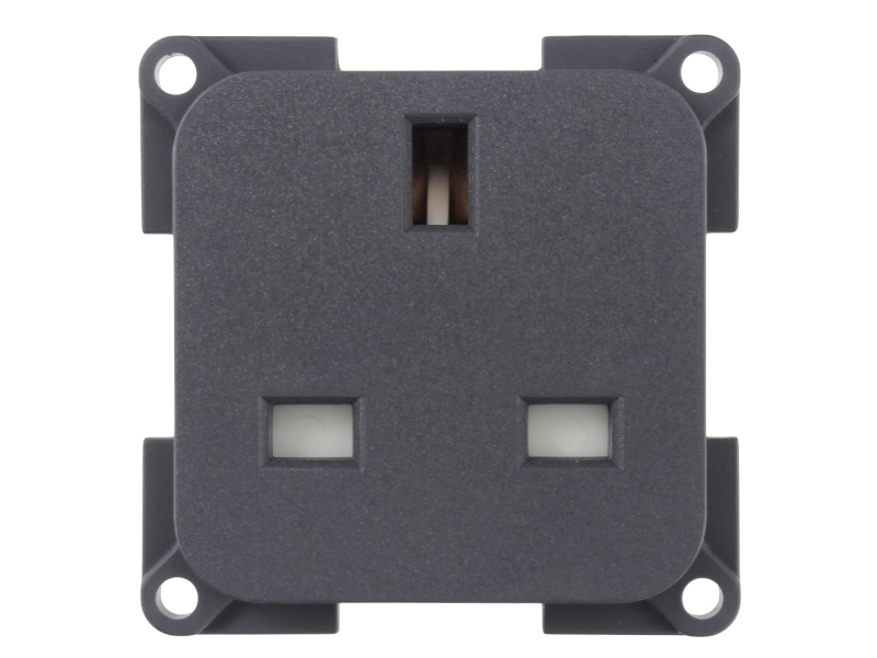 CBE 230V 13A 3-pin socket - Grey | 12 Volt Planet