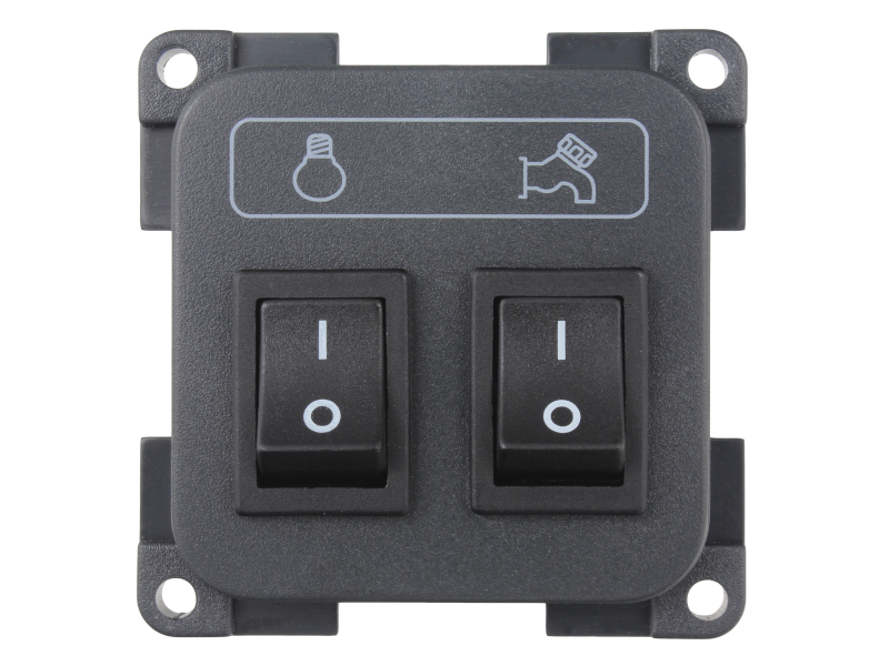 CBE Pump + Light Switch - Grey | 12 Volt Planet
