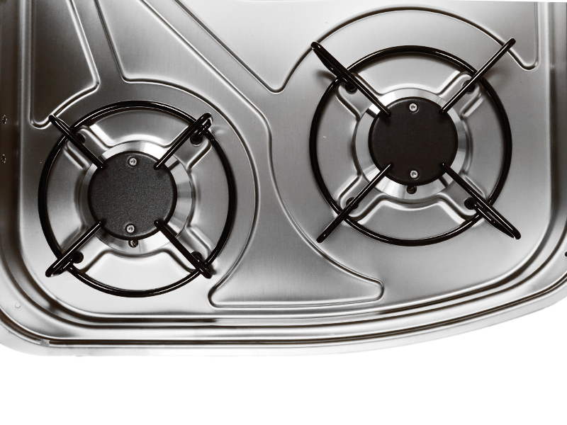 Dometic HSG 2445 Two-Burner Hob & Sink Combination Unit | 12 Volt Planet